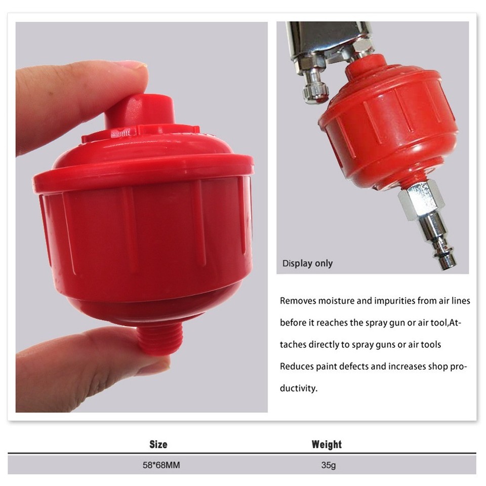 Airline Filter Tool Clean 58*68mm Air Filter Disposable Oil And Water ...