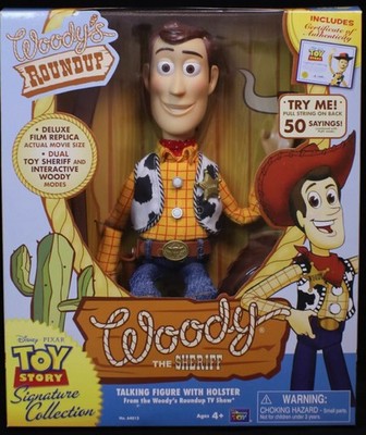 ToyStory Signature Collection Thinkway Talking Woody Doll Sealed Never ...