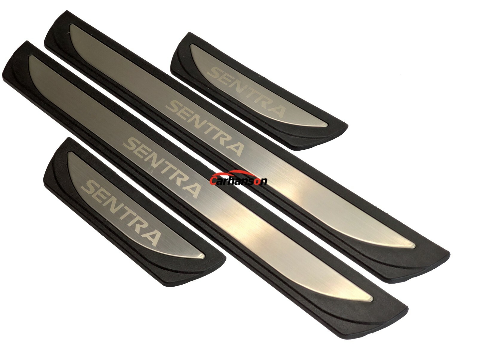 For Nissan Sentra Accessories Door Sills Steel Protector Scuff Plate ...