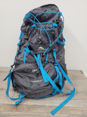 High Sierra Tangent 45 Top-Loading Frame Back Pack Ergo Black Blue | eBay