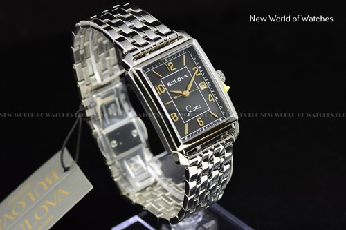 Bulova Men's Frank Sinatra Sapphire Crystal Stainless Steel Band Watch ...