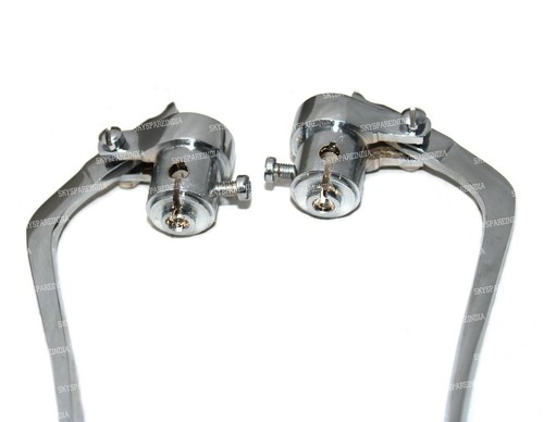 1" Handlebar Inverted Clutch & Brake Lever Set For Norton Triumph BSA ...