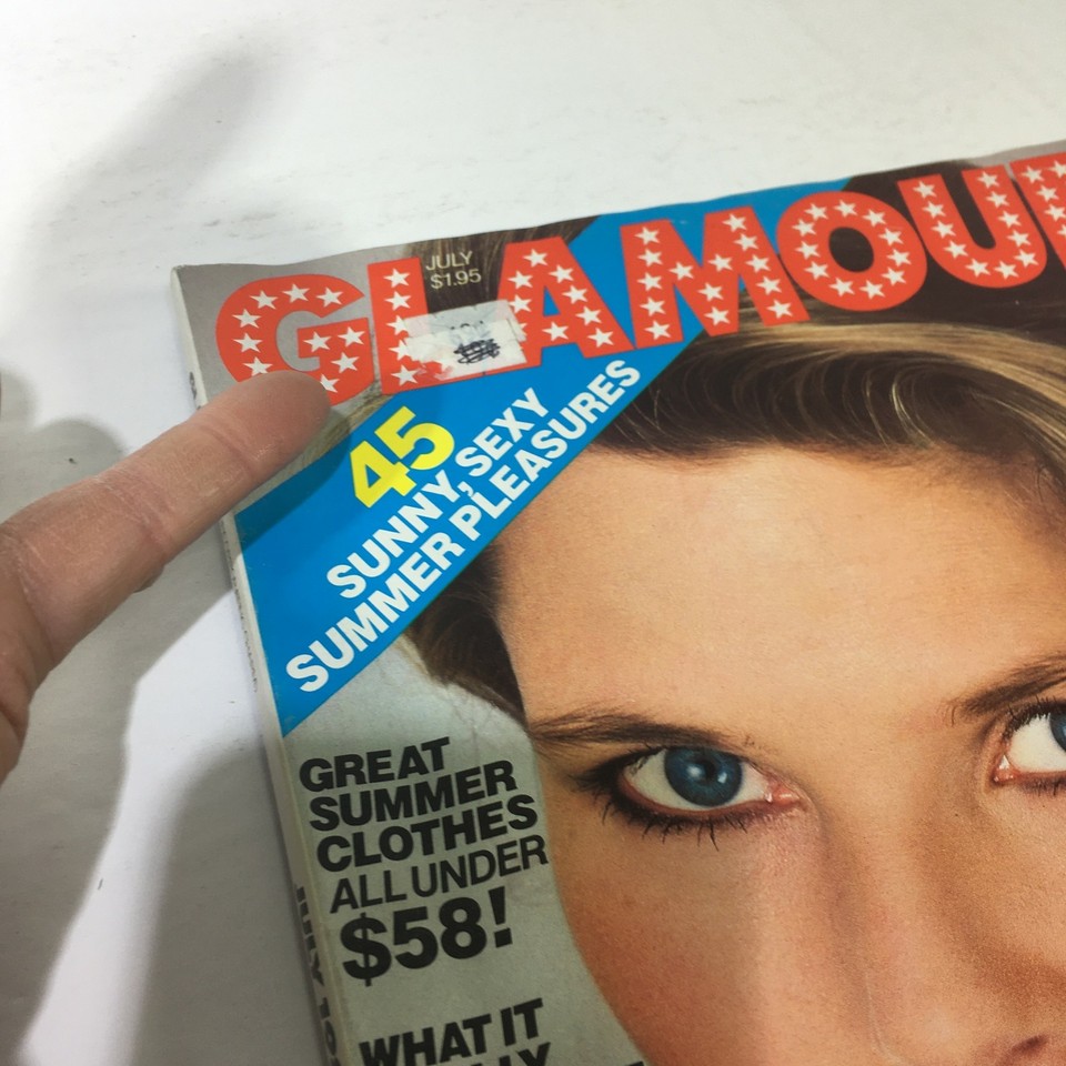 VTG Glamour Magazine: July 1986 - Christie Brinkley Cover No Label ...