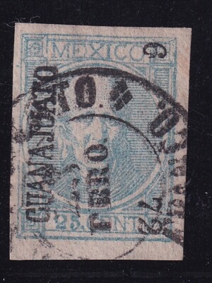 ucl12 Mexico 1868 Guanajuato thick imperforate 6-72 Sc#61 Mc#51 | eBay