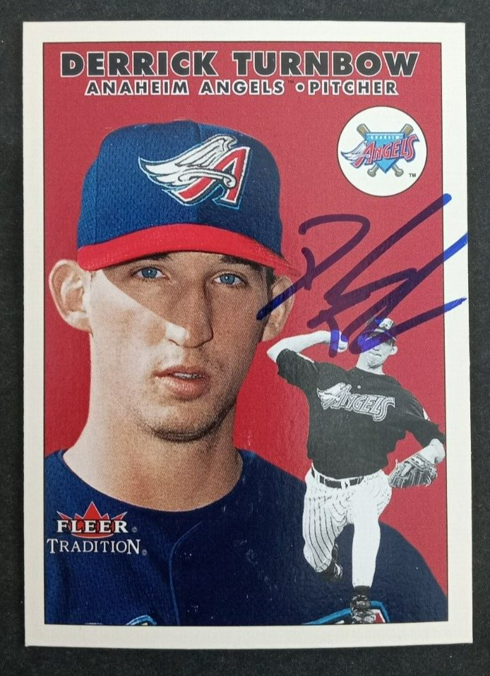 2000 Fleer SIGNED: Derrick Turnbow, ANGELS #U56 | eBay
