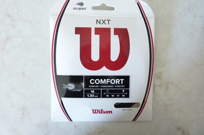 Wilson NXT Comfort 16 ga tennis strings black ( 1 set) | eBay