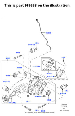 Land Rover Genuine Bush Bushing Fits Discovery Range Rover Sport ...