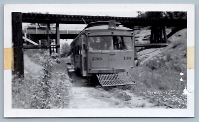 Trolley Photo - Denver Tramway #130 Streetcar 1940s Colorado Vintage ...