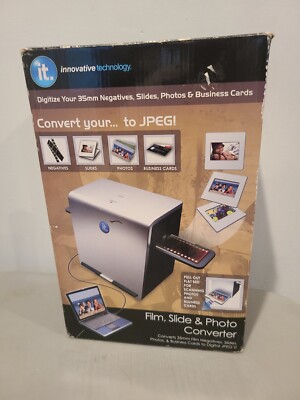 IT Innovative Technology Film Slide Photo Converter scanner New In Box ...