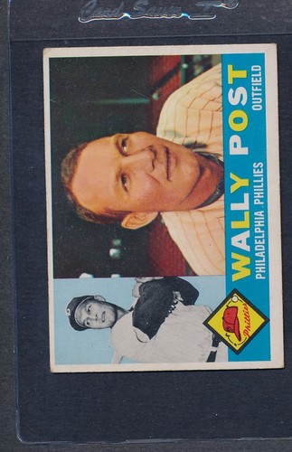 1960 Topps #013 Wally Post Phillies VG *151 | eBay