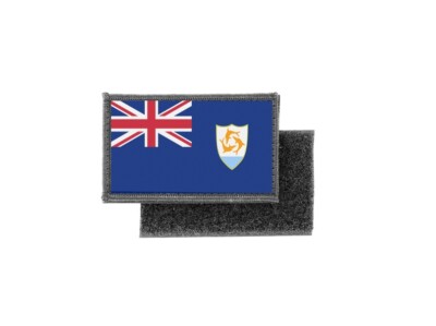 Flag patch printed badge country anguilla | eBay