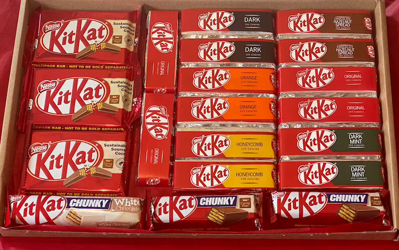 KitKat Personalised Sweet Chocolate Box Gift Hamper Birthday Present | eBay