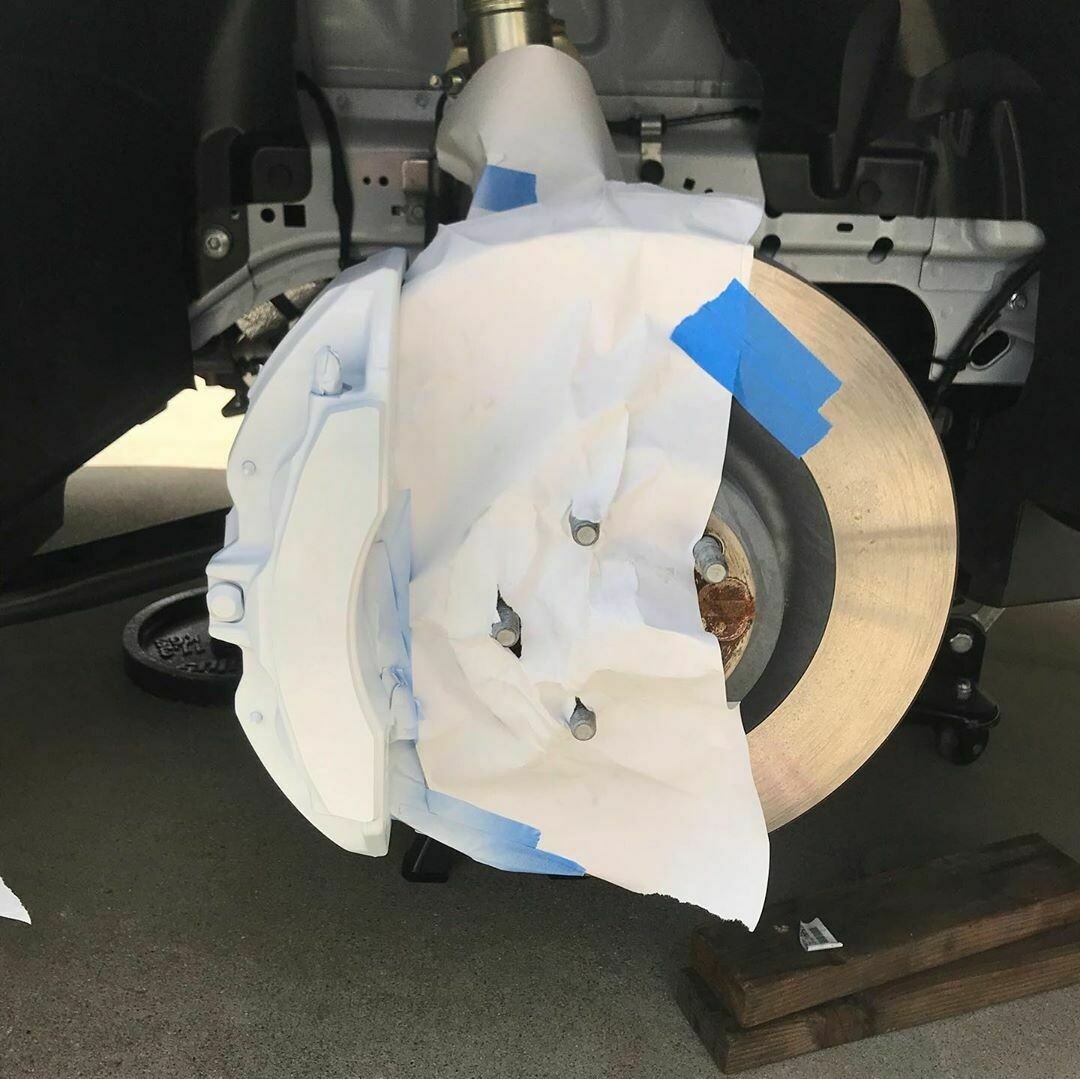 Universal White Coating Paint High Temp Engine Enamel Caliper Brake ...