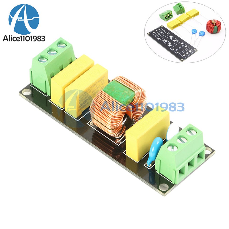 4A EMI Power Filter Board For Pre-Amp Amplifier DAC Headphone DIY Kits ...