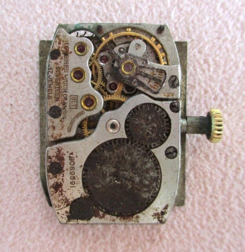 Vintage Longines Movement Cal. 9LT, For Parts - Gem