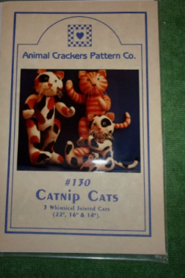 Vtg Rare Animal Crackers Pattern Co. CATNIP CATS Sewing pattern + 3 ...
