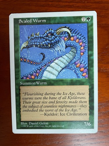 MTG Scaled Wurm SINGLE USED EXCELLENT CONDITION SEE PHOTOS | eBay
