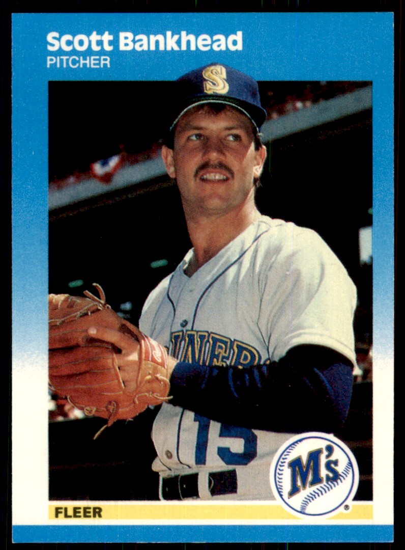 1987 Fleer Update Glossy. Scott Bankhead . Seattle Mariners #U-1 | eBay