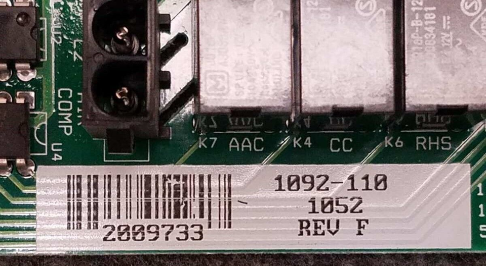 1092-83-111-PM01A 1092-110 2009733 control board of Manitowoc Ice ...