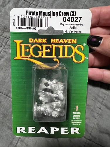 REAPER MINIATURES, #04027 DARK HEAVEN LEGENDS PIRATE MOUSLING CREW! | eBay