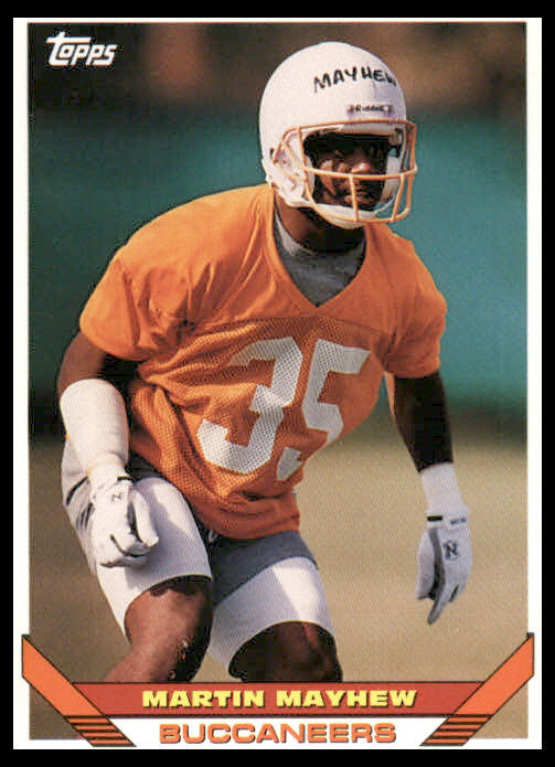 1993 Topps #369 Martin Mayhew Tampa Bay Buccaneers Football Card | eBay