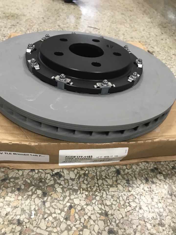 GM OE Brembo Front 2 Piece Rotors Pair 2016+ Cadillac ATS-V Chevy ...