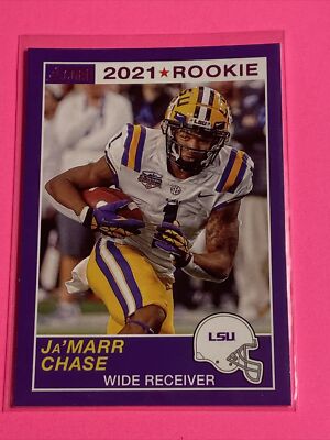🎆Jamarr Chase PURPLE Parallel Rookie Card LSU Bengals RC ROY?🔮 | eBay