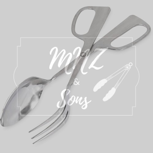 Caesar Salad & Serving Tong Best Steel Quality Home Kitchen ...