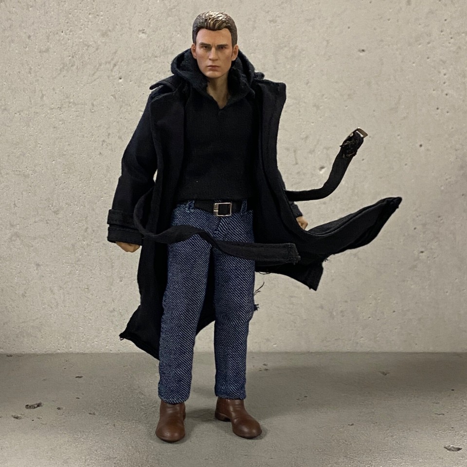 PB-LTC-NOIR: 1/12 Black Wired Trench Coat for Marvel Legends Spider-Man ...