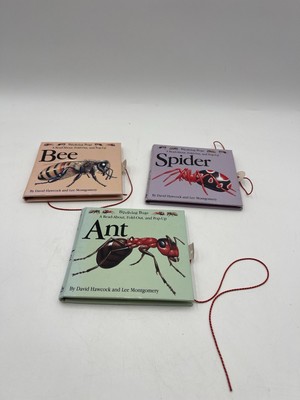 Bouncing Bugs Pop-Up Fold-Out Books Lot of 3 Bee Spider Ant Insect ...