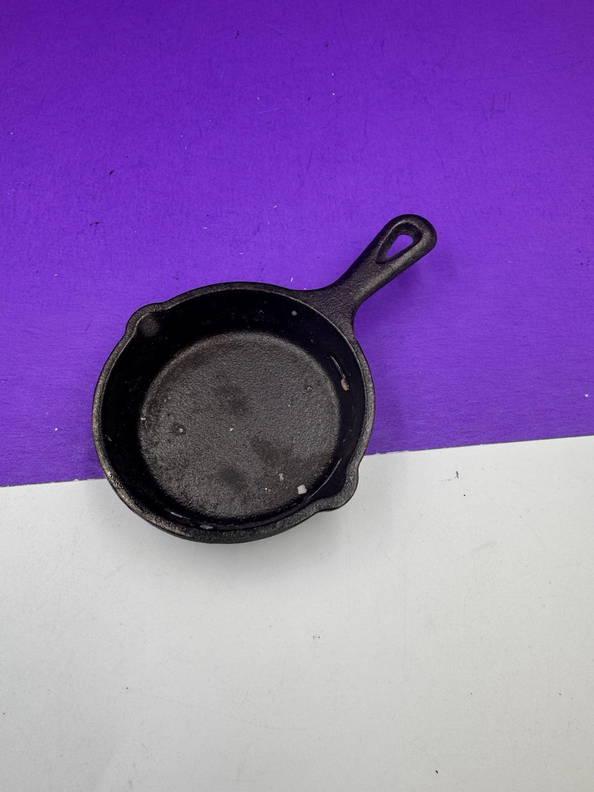 Lodge 3.5" Mini Black Cast Iron Country Skillet Frying Pan USA MS 3-1/2 ...