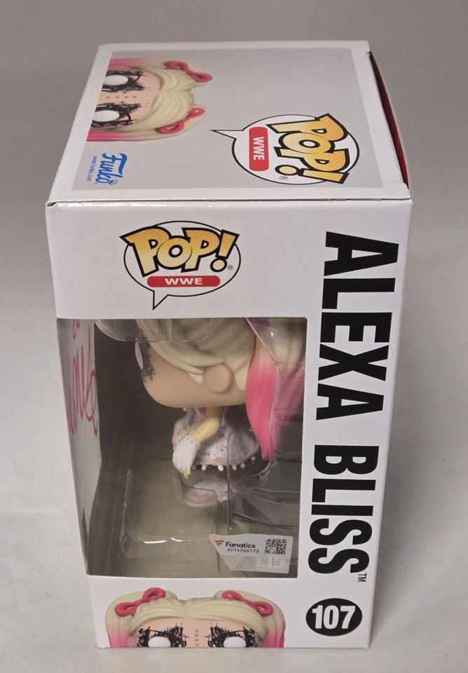Alexa Bliss Signed Funko Pop 107 Fanatics Autograph Authentic WWE ...