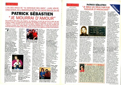 Coupure de presse Clipping 1994 Patrick Sébastien (2 pages1/2) | eBay