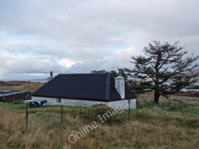 Photo 6x4 Cottage in Totaig Du00f9n Colbost An old cottage with ...