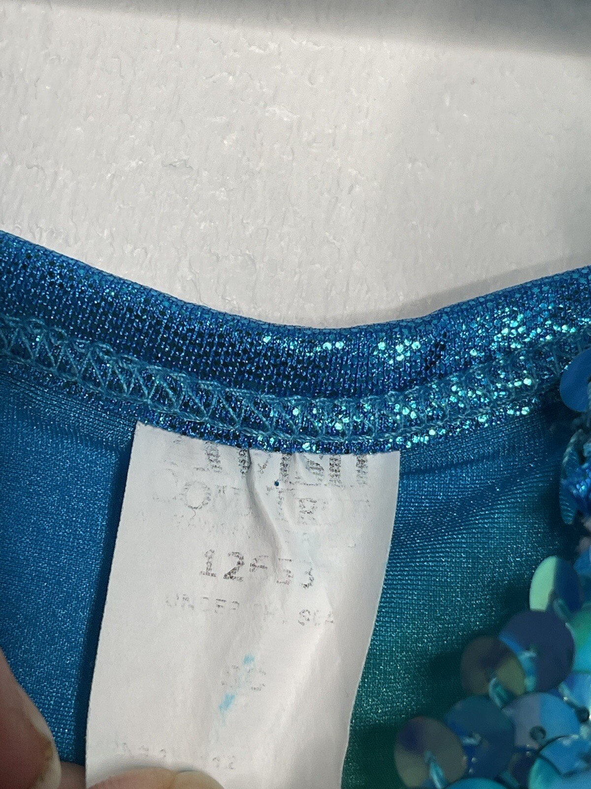 Baum Dance Wear Leotard Sequin Fish Size Small Sequin… - Gem