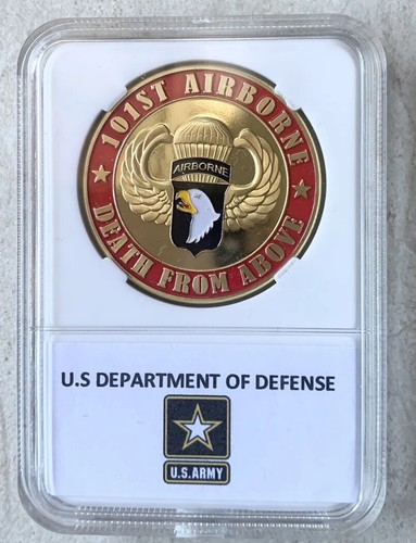 101 St First Airborne Division Challenge Coin Death From Above US Army ...