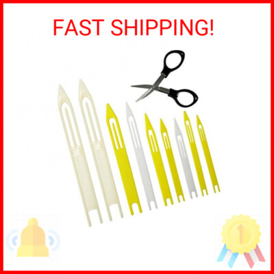 Fishing Net Repair Needle Kit: 9pcs Fish Cast Net Shuttles for Weaving ...