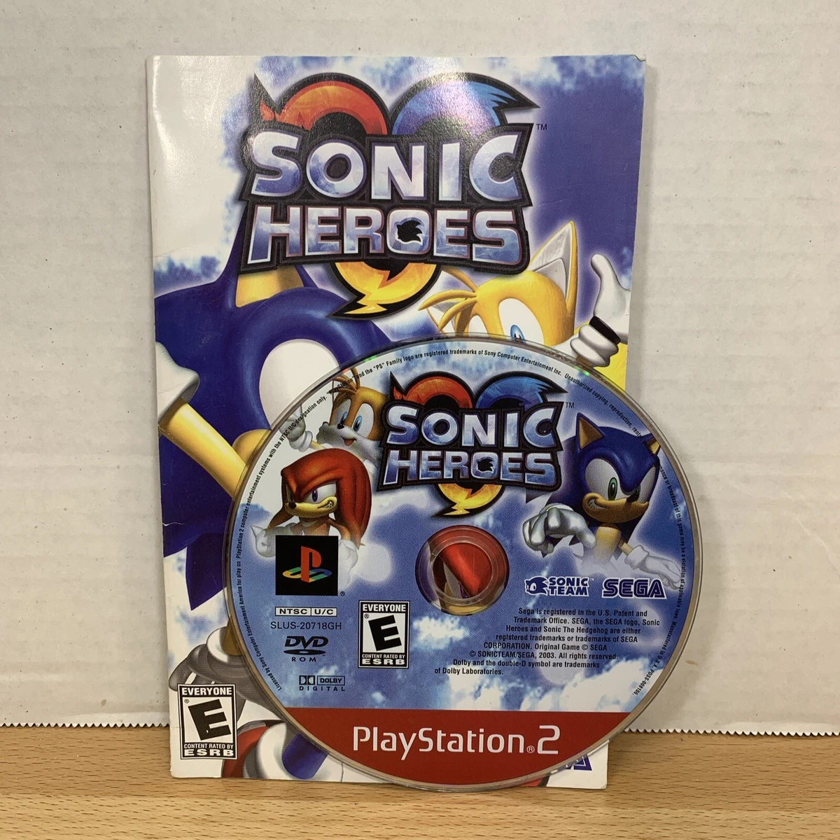 Sonic Heroes Ps2
