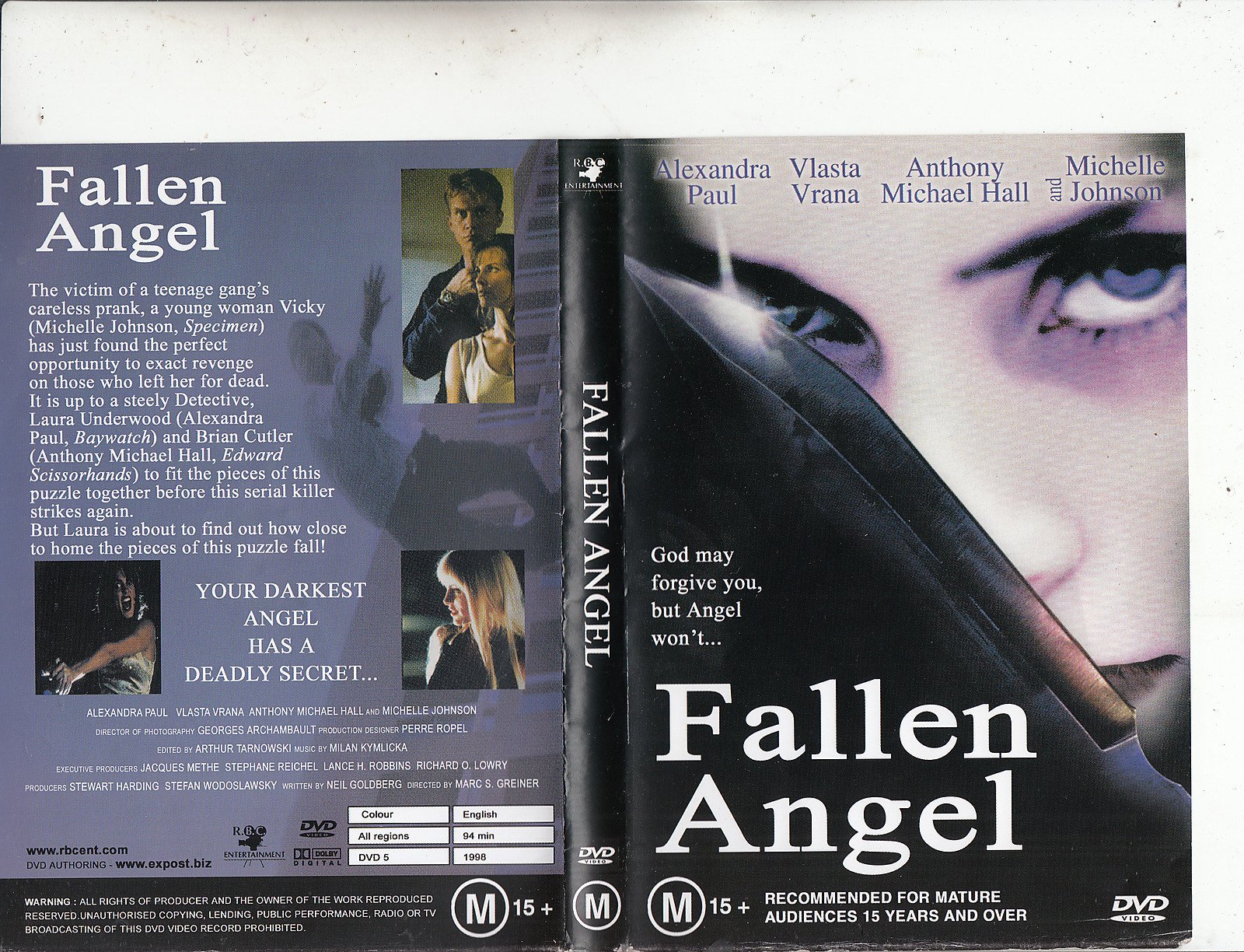 Fallen Angel-1998-Alexander Paul-Movie-DVD | eBay Australia
