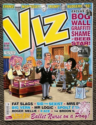 New UK British VIZ Adult Cartoon Magazine Oct 2017 Are You Being Served ...