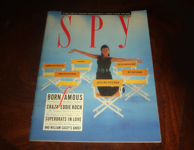 SPY MAGAZINE JANUARY 1988 Justine Bateman, Donald Trump for President ...