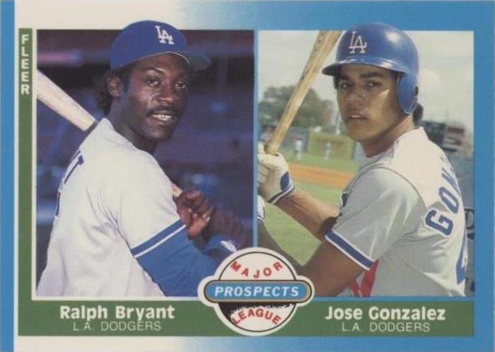 1987 Fleer - Jose Gonzalez, Ralph Bryant #649 Glossy (RC) for sale ...