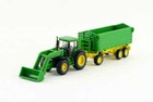 Siku 1843 - John Deere With front Loader and 3 axleTrailer - Scale 1:87 ...
