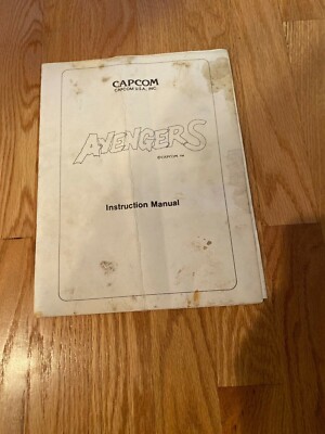Avengers Video Arcade Game Instruction Manual, Capcom 1987 | eBay