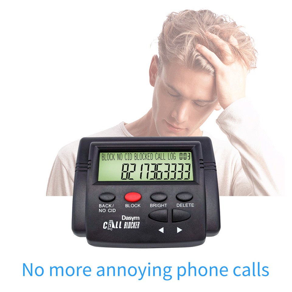 Call Blocker for Landline Phones Telephone 2000 Caller ID Box Touch ...