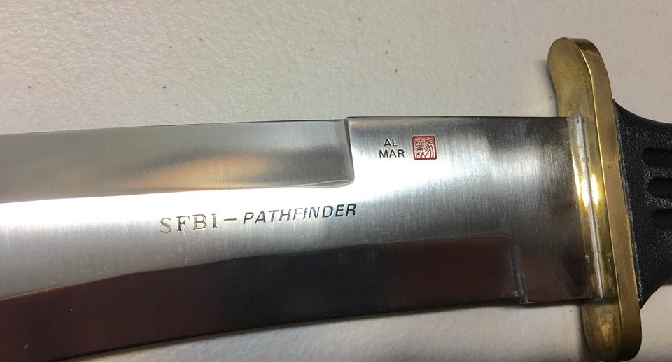 Rare Vintage Al Mar SFBI-Pathfinder Machete Dagger Knife Seki Japan 19 ...