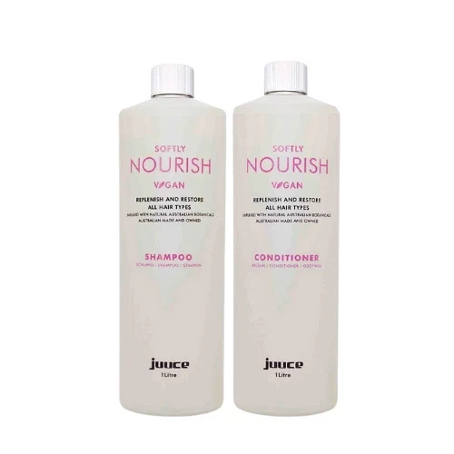 Juuce Softly Nourish Shampoo & Conditioner Duo 1L stylehaircare | eBay ...