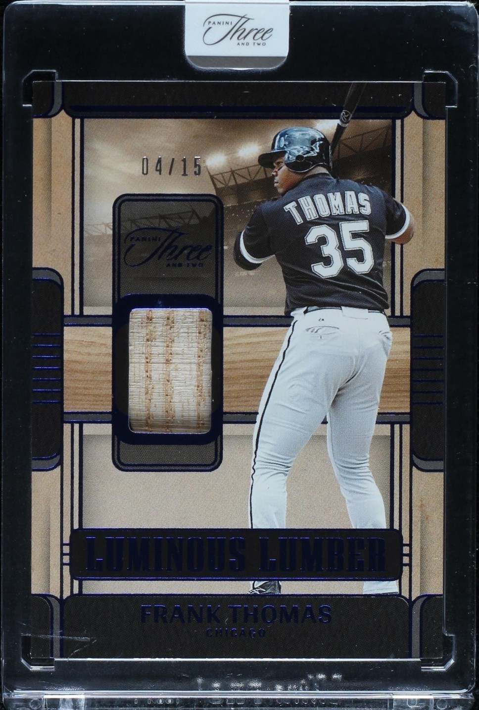 2025 Panini Three and Two - Luminous Lumber Frank Thomas, Frank Thomas ...