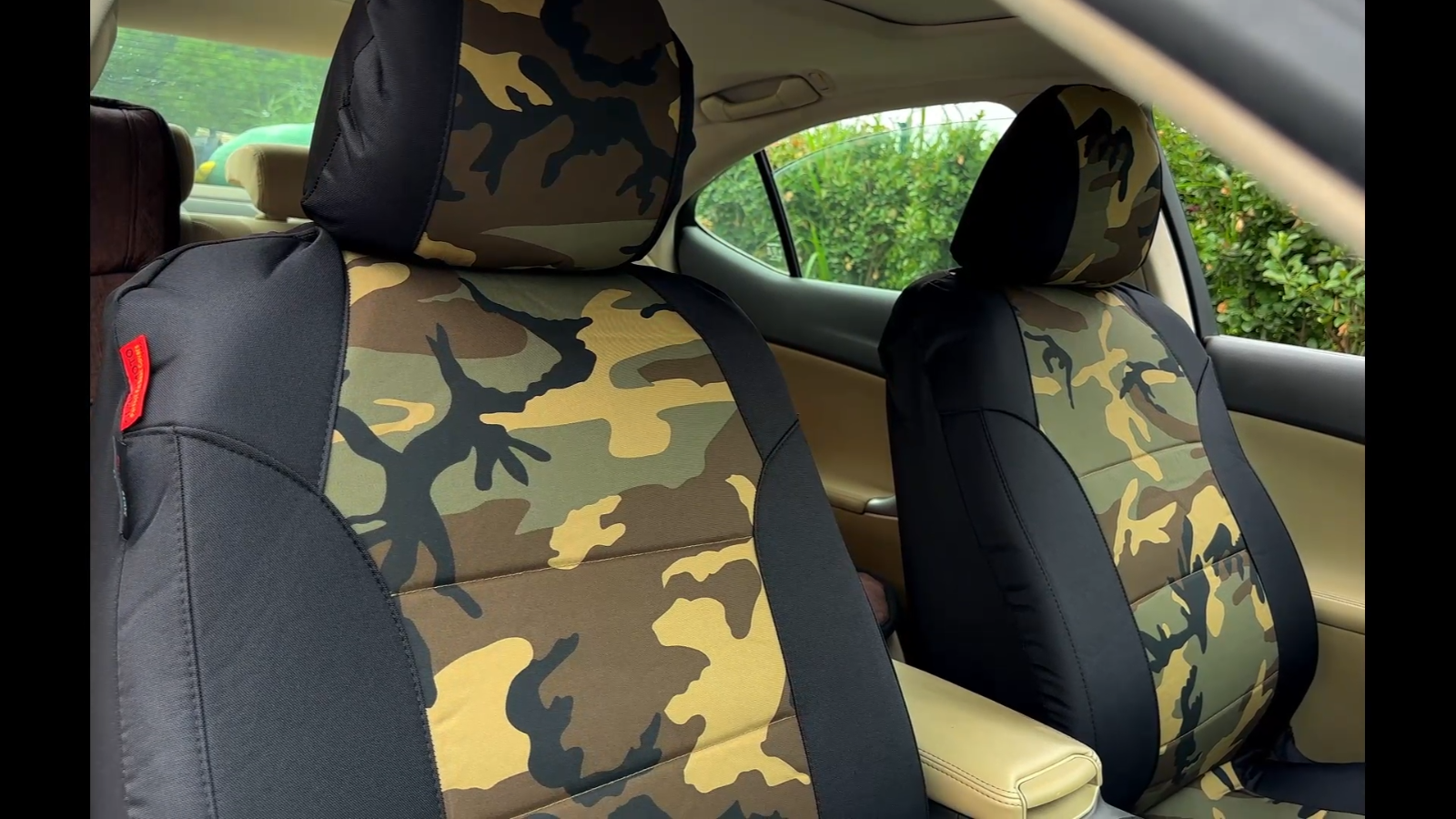 Canvas Seat Covers For Toyota 4Runner 1996-2023 Desert Camouflage Black ...