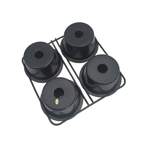 Mini Angel Food Baking Pan 4 Count Non-Stick Mini Cakes 9.5" x 9.5" | eBay
